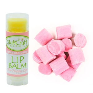 Organic Bubble Gum Lip Balm - Natural Chapstick for Dry Lips With a ...