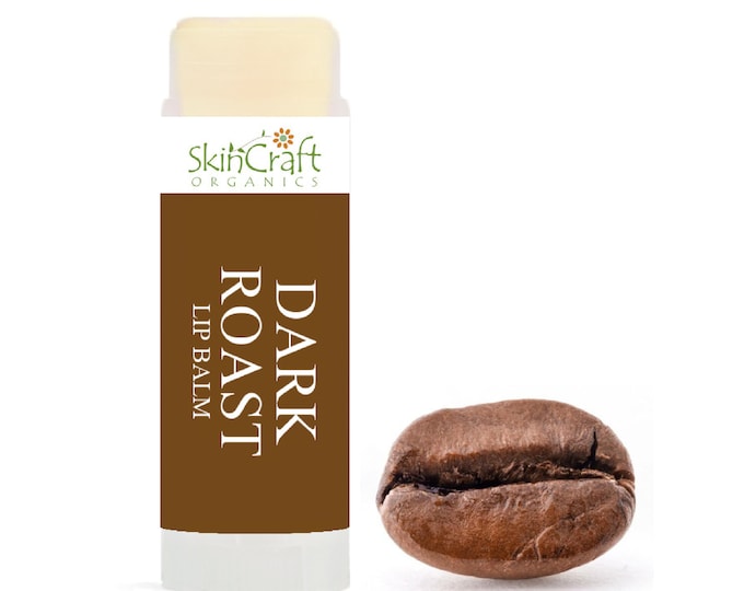Organic Coffee Lip Balm - Cup of Joe / Java Natural Lip Care for Dry ...
