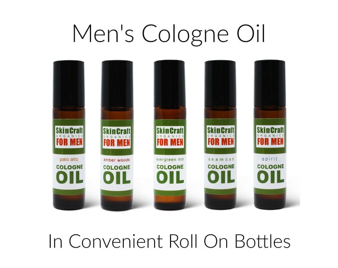 Men's Cologne Oil - Natural Woodsy, Earthy & Fresh Scent Fragrances for ...