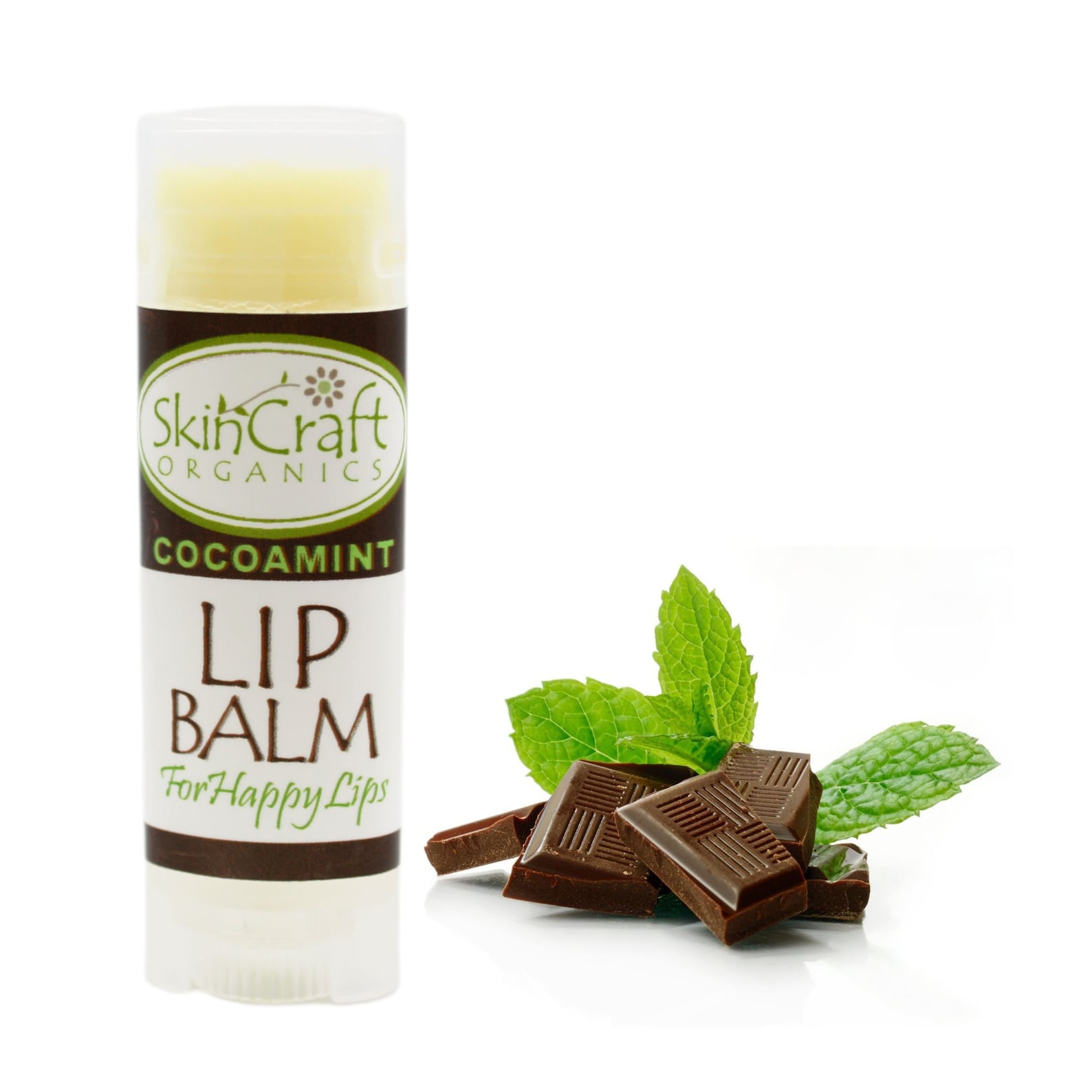 Chocolate Mint Lip Balm Organic Cocoa Butter Peppermint | Etsy
