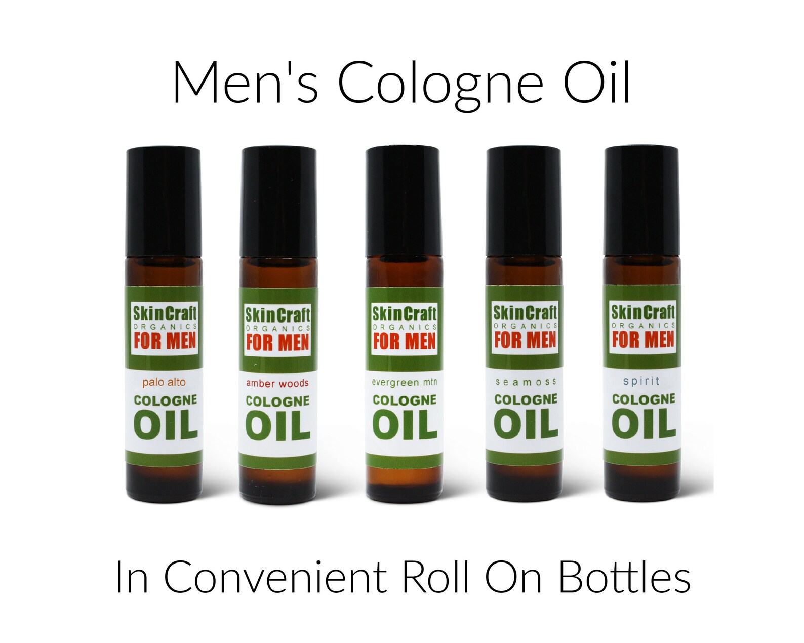 Natural Men's' Cologne Roll on Perfume Oil for Men | Etsy