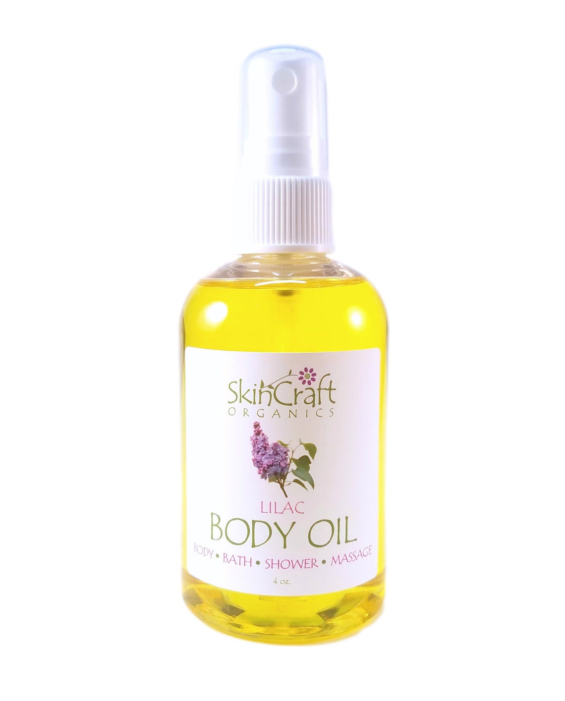 Lilac Body Oil Spray Natural Lilac Fragrance Bath Shower & | Etsy