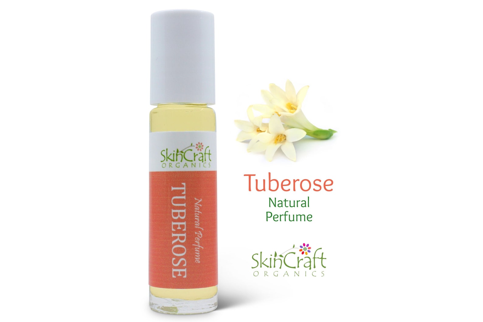 Natural Tuberose Perfume Oil - Floral Scent With Organic Fragrance ...