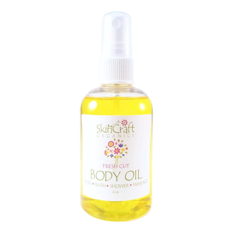 Natural Floral Body Oil Spray Natural Flower Scent | Etsy