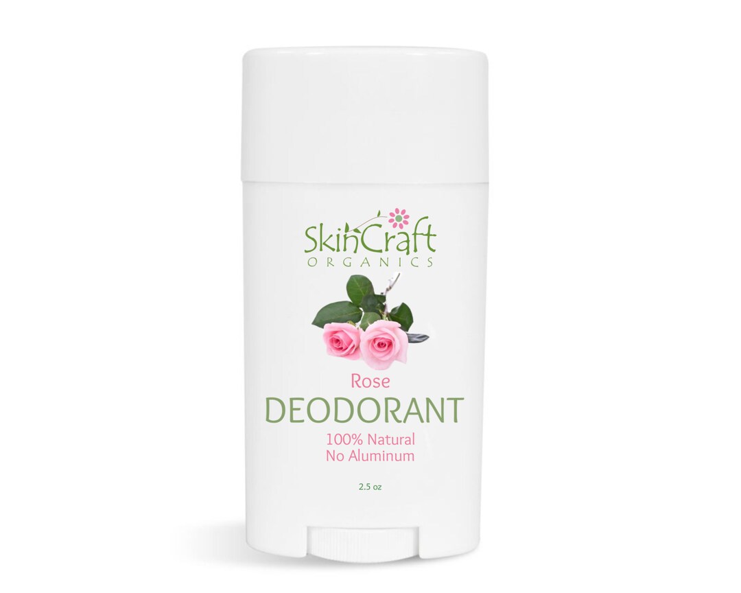 Organic Rose Deodorant - Natural Personal Care Solid Deodorant Stick W ...
