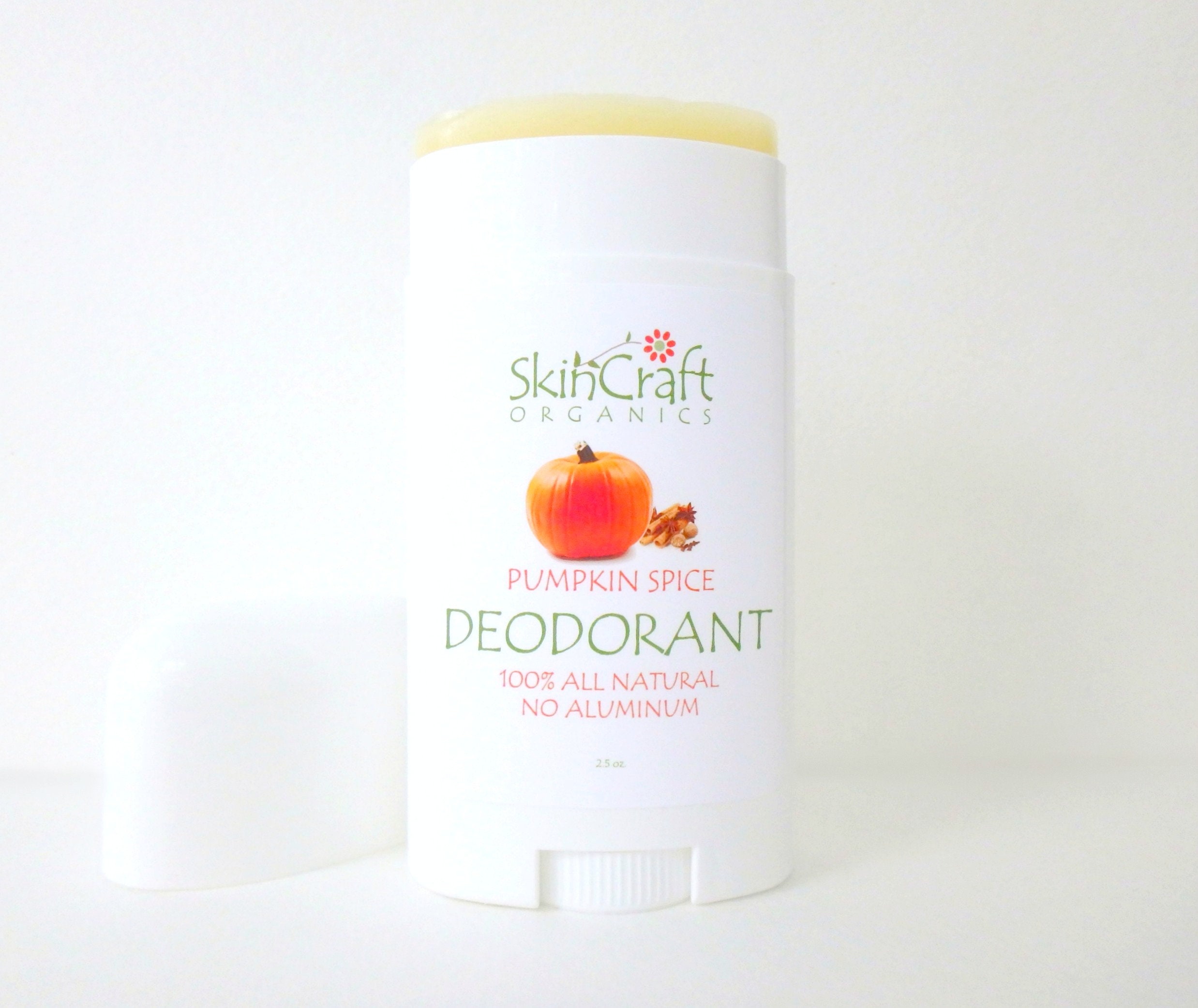 Pumpkin Spice Natural Deodorant – Baking Soda Free, Organic (2.5 Oz) - Etsy