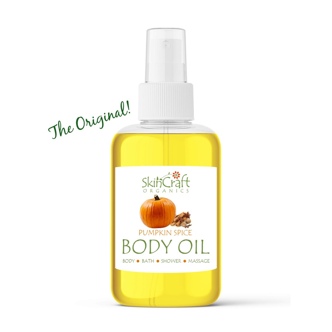 Pumpkin Spice Body Oil Spray Natural Pumpkin Fragrance Bath - Etsy