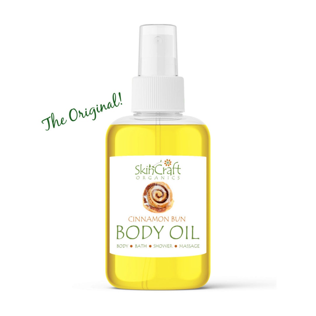 Cinnamon Bun Body Oil Spray Moisturizer Cinnamon Bath & - Etsy