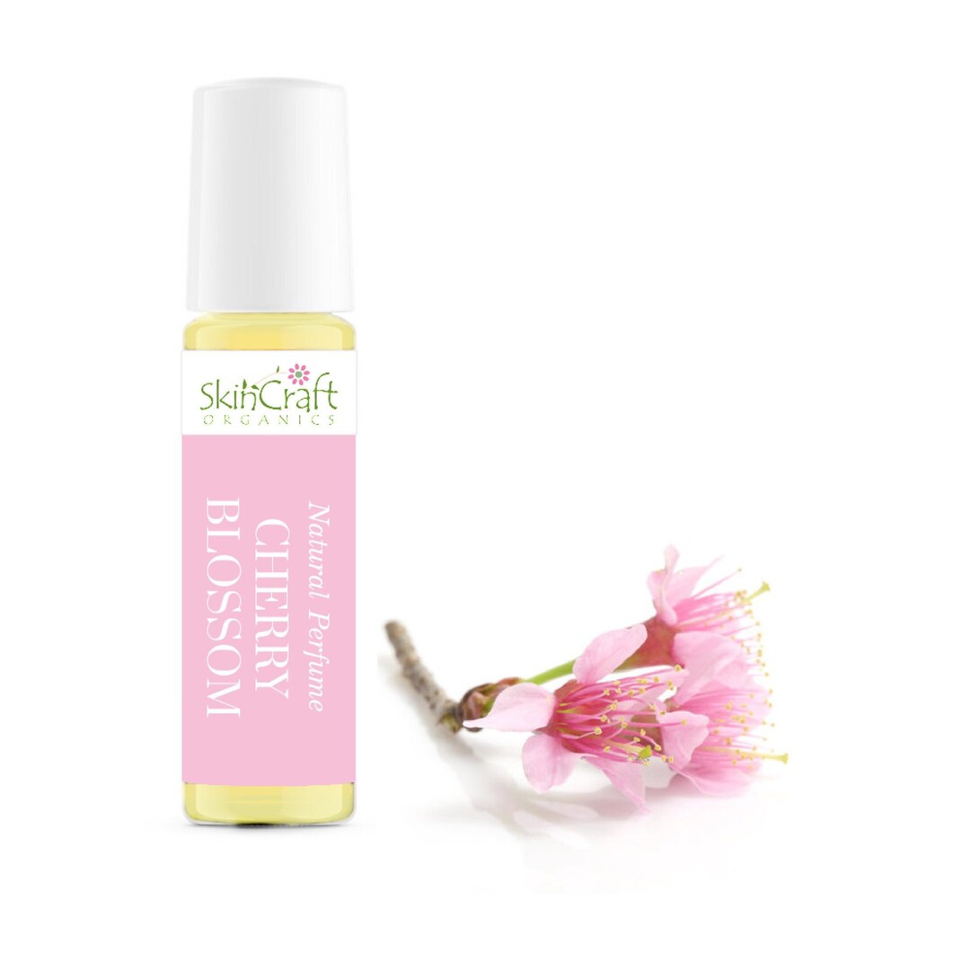 Natural Cherry Blossom Perfume Oil - Roll on Fragrance - Japanese ...