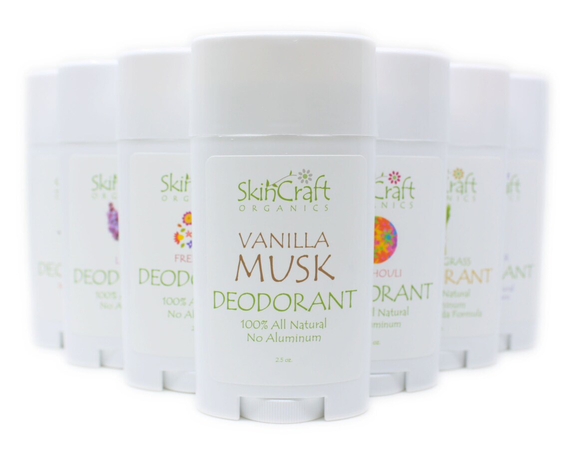 Vanilla Musk Natural Deodorant Long Lasting Organic - Etsy