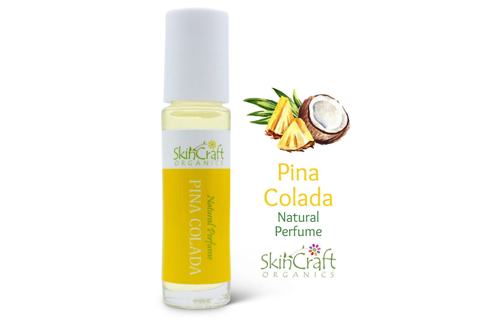 Pineapple Coconut Pina Colada Natural Fragrance Roll on Perfume Oil ...