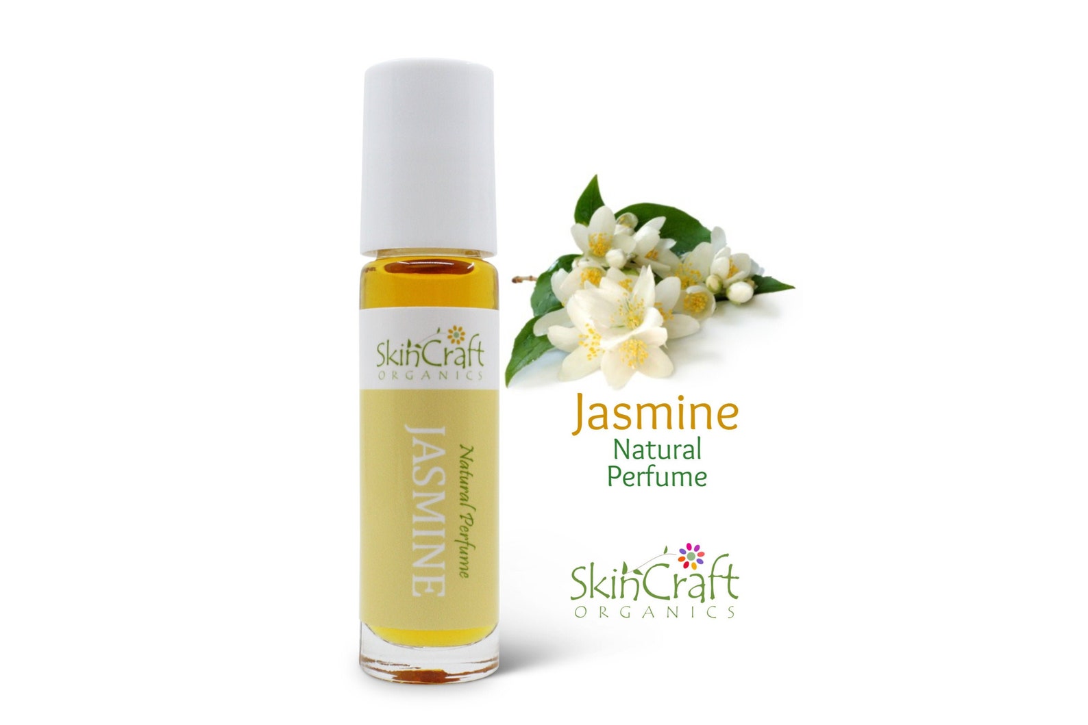 Jasmine Perfume Oil in Roll on Bottle - Jasmine Essential Oil, Natural ...