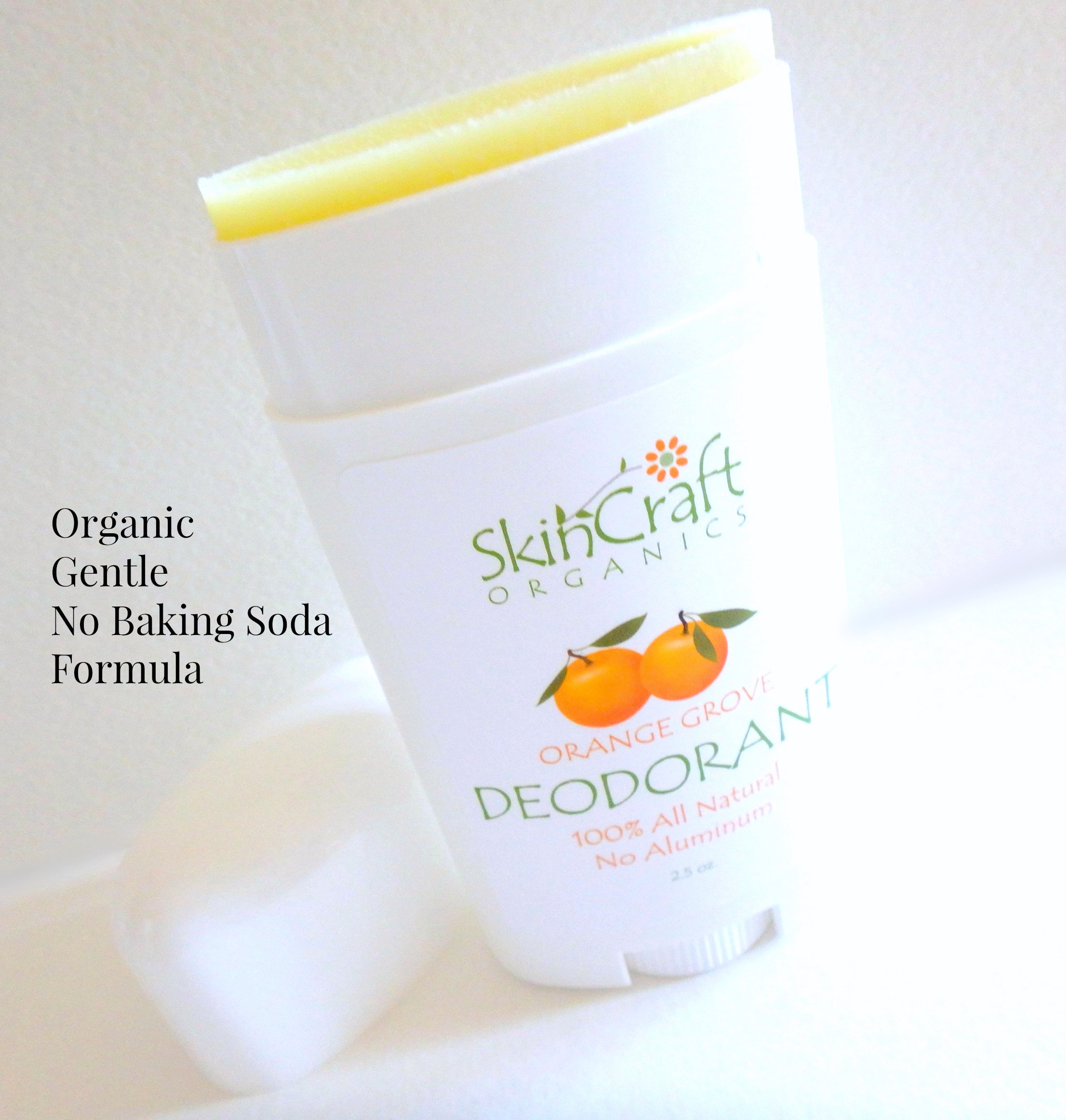 Orange Natural Deodorant Stick Full Size Handmade Aluminum | Etsy