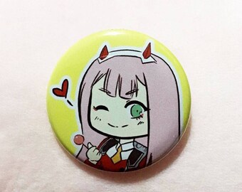Anime button | Etsy