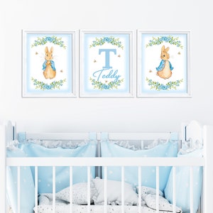 Peter Rabbit Nursery Prints.peter Rabbit Nursery Decor,set of 3 ...