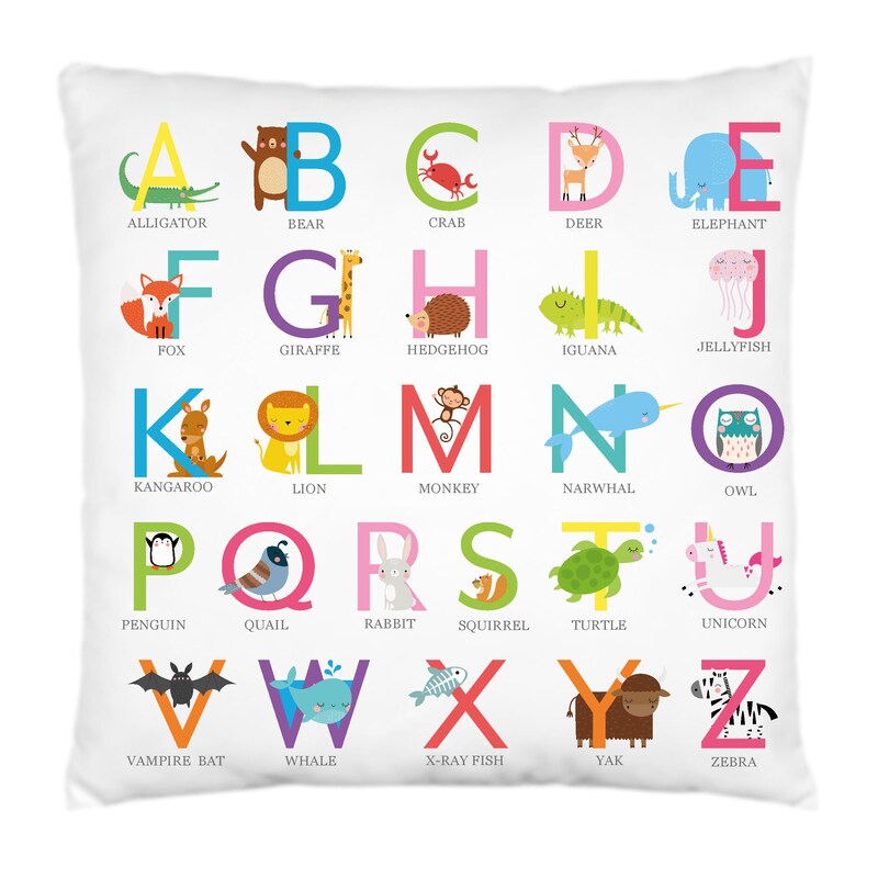 Alphabet Cushion - Etsy