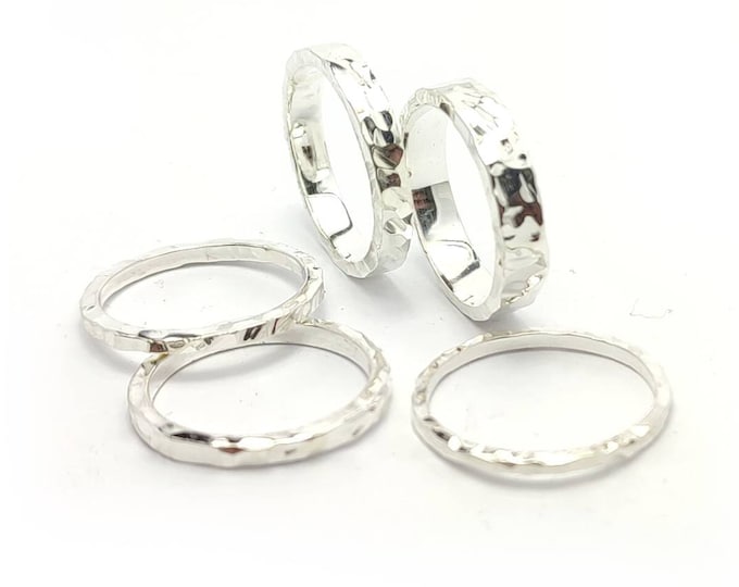 Parallel Bar Ring, Parallel Ring, Long Silver Bar Ring, Sterling Silver ...