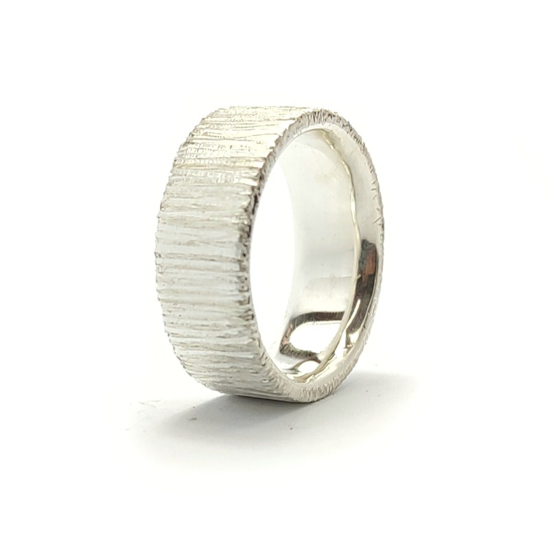 Tree Bark Ring - Etsy