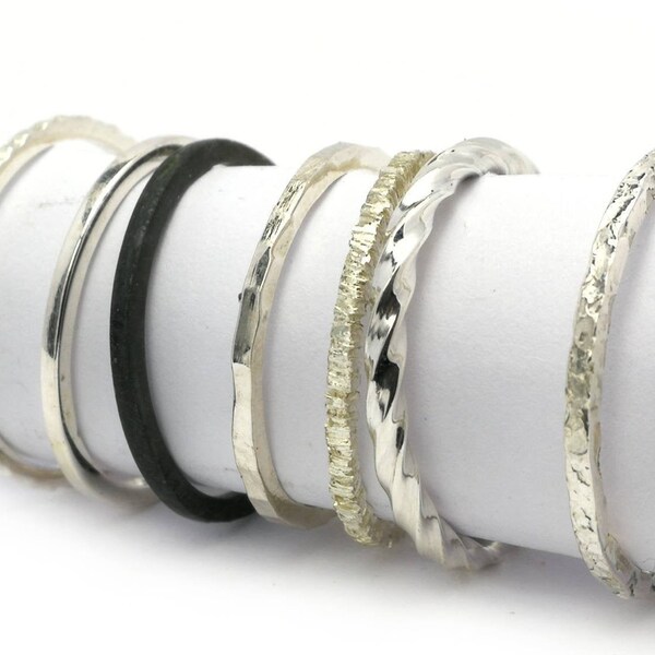 Thin Silver Ring - Etsy
