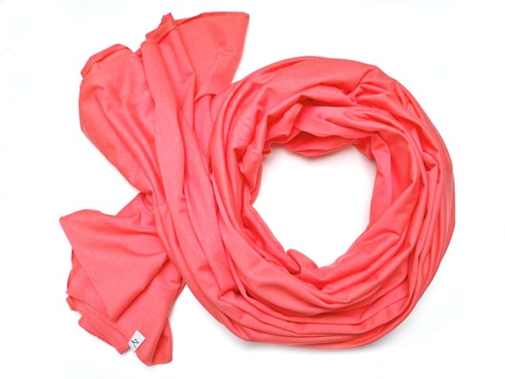 Coral scarf store
