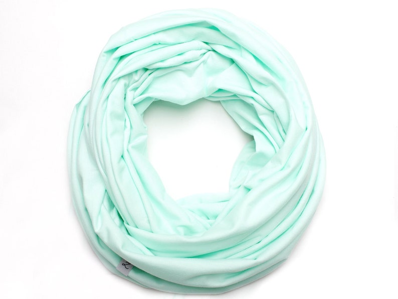 Cotton infinity scarf for women women cotton scarf basic | Etsy