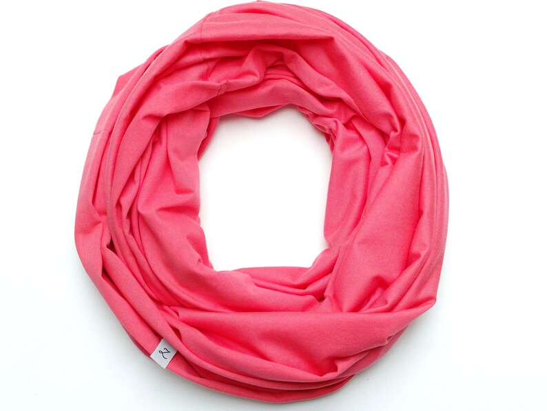 Cotton infinity scarf for women women cotton scarf basic | Etsy