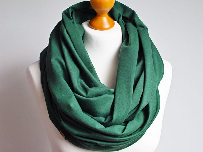 Cotton Infinity Scarf for Women Women Cotton Scarf Basic - Etsy