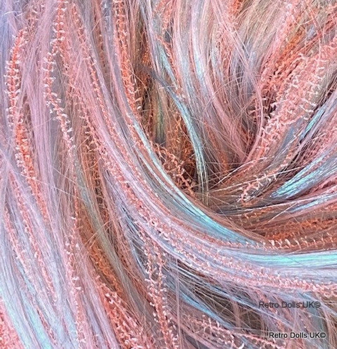 Coral Reef Nylon and Frond Fibre Doll Hair for Rerooting - Etsy