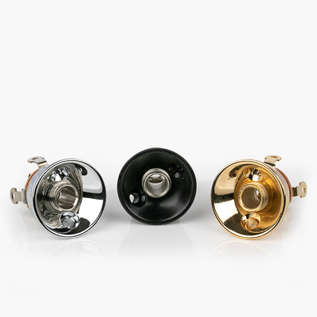1/4 Pedalboard Audio Input Jacks Electrosocket Tele Jack Plate Assembly ...