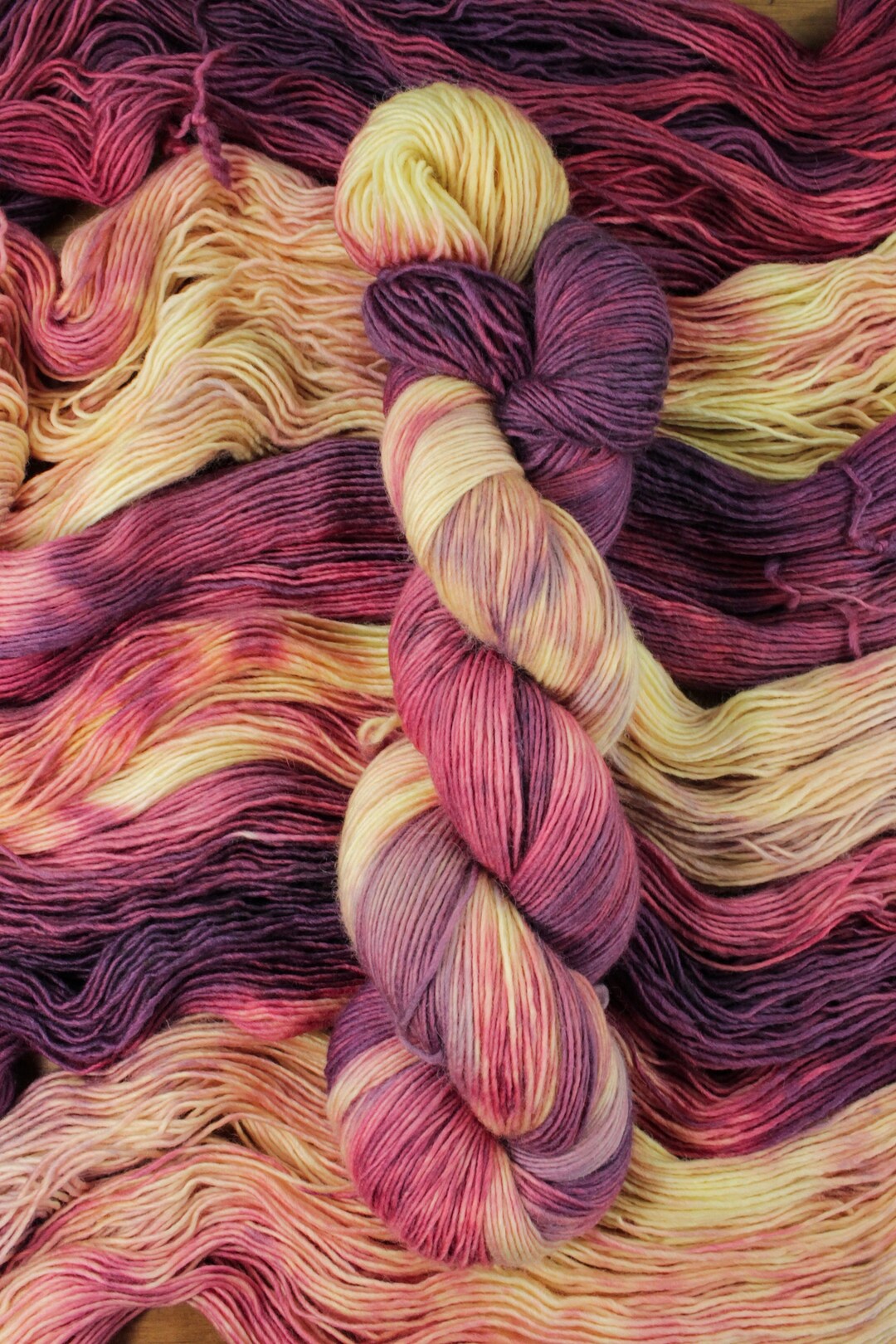 Hecate 100% Organic Merino Single Ply Yarn, Eco Merino Light, Purple ...