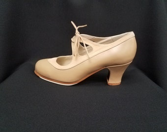 Flamenco Shoes Professionals Brand New Candor Black Leather | Etsy