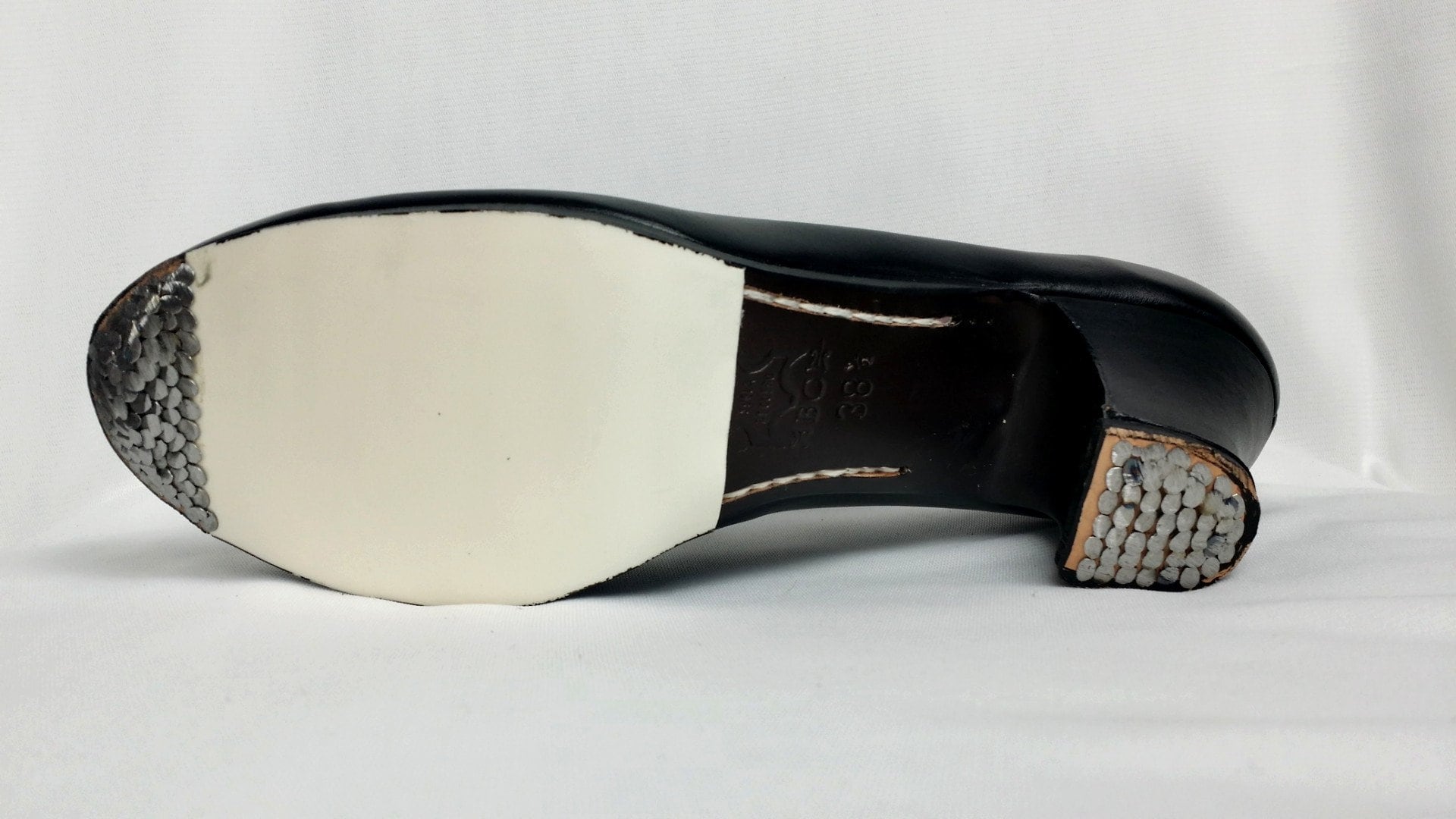 Flamenco Shoes Professionals Brand New Candor Black Leather Suede ...