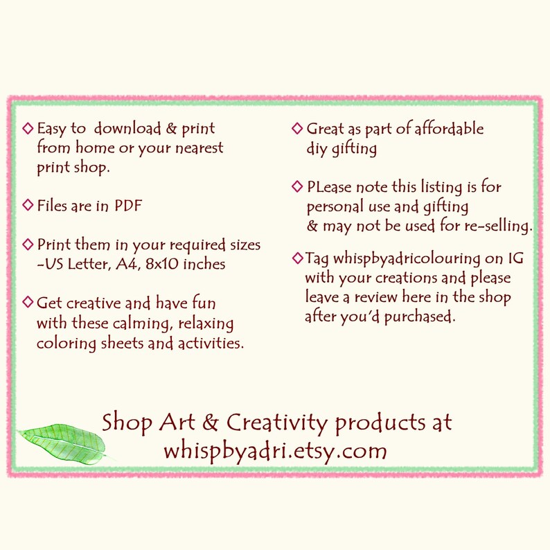 Hearts Doodle Coloring Page: Spring Summer Printable (PDF Download, US ...