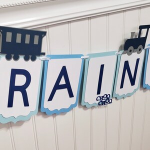 Trains and Tiaras Banner. Train & Tiara Party Theme. Boy and Girl ...