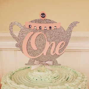 Teapot Cake Topper. Tea Party Cake Decor. Teapot Party Theme. Tea ...