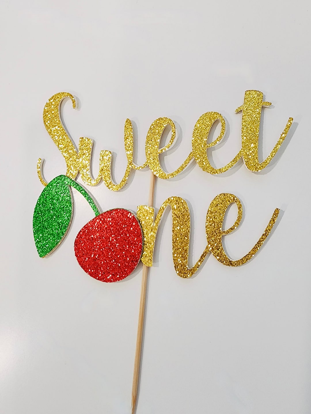 Sweet One Cherry Cake Topper. Cherry Cake Topper. Smash Cake Topper ...