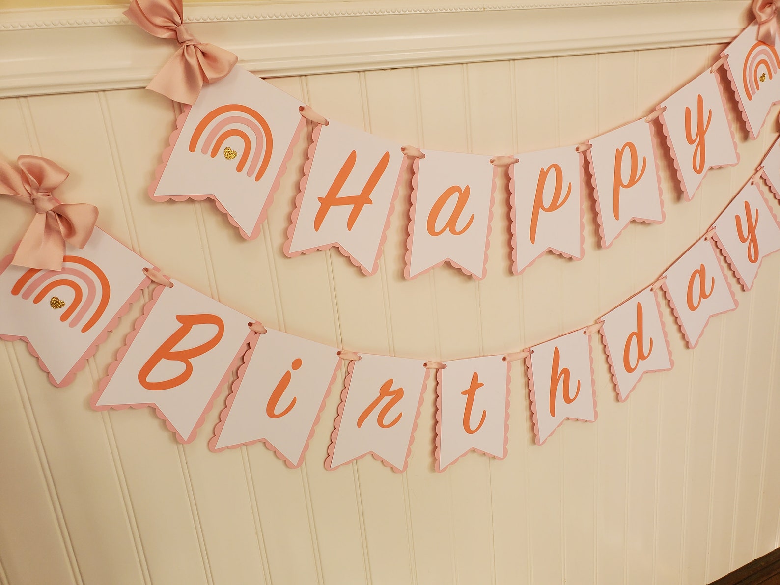 Boho Rainbow Banner. Boho Happy Birthday Garland. Boho Rainbow | Etsy