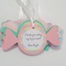 Candy Wrapper Favor Tags, Sweet Party Decor, Thank You Labels, Pastel ...