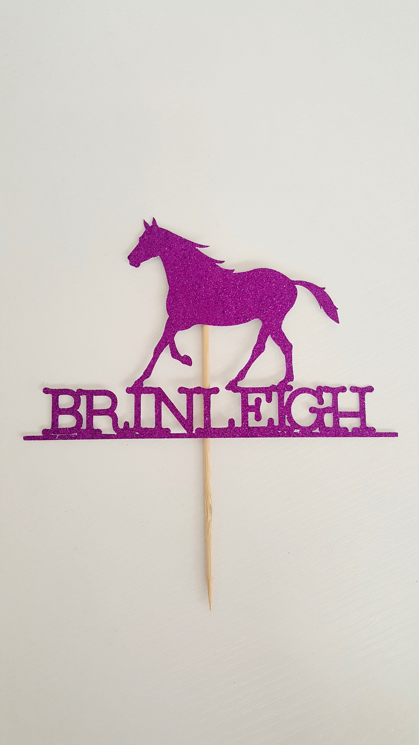 Topper de pastel de caballo. Decoración personalizada de - Etsy México