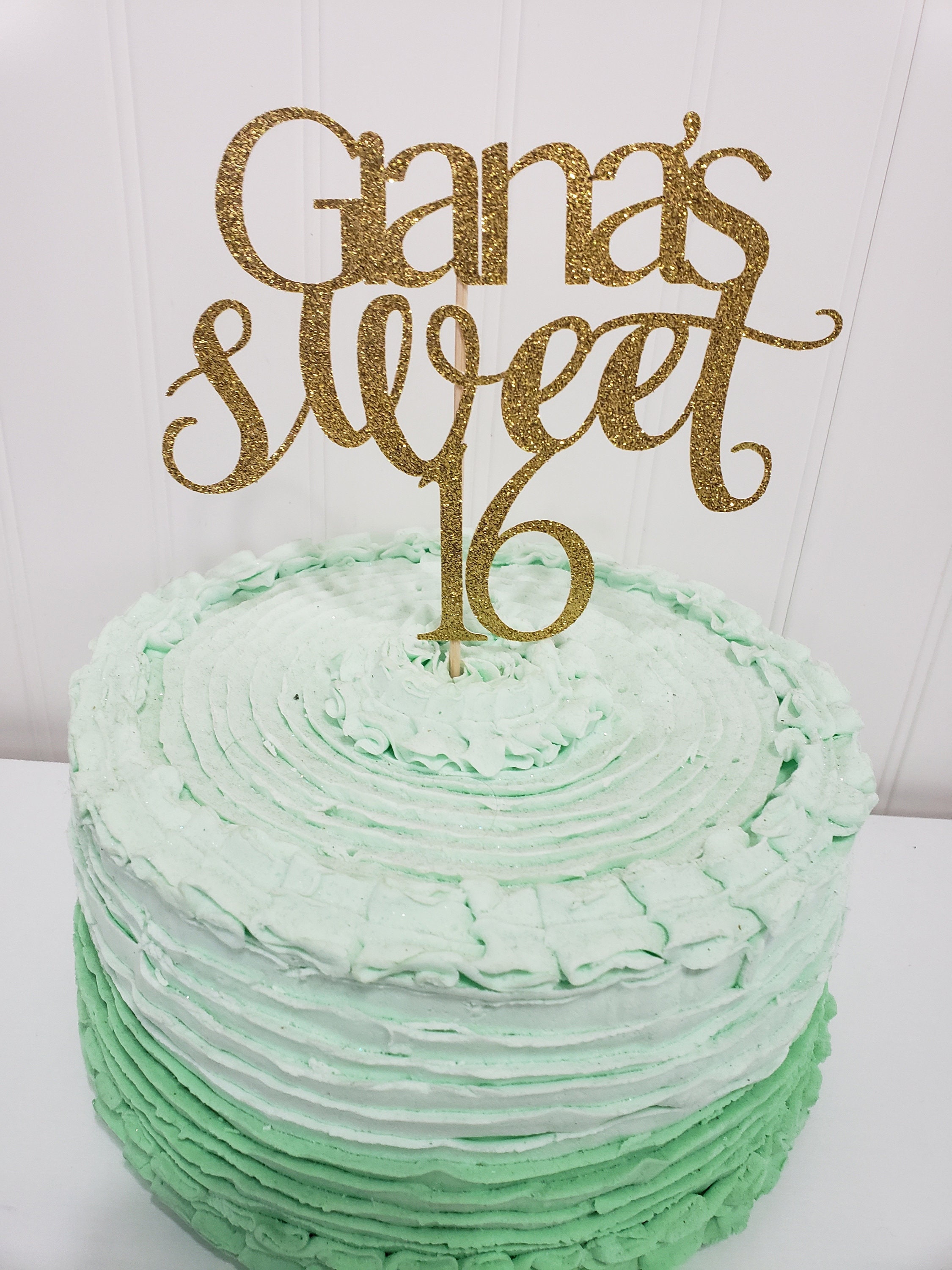 Dulce 16 Cake Topper. Dulces dieciséis decoraciones. | Etsy