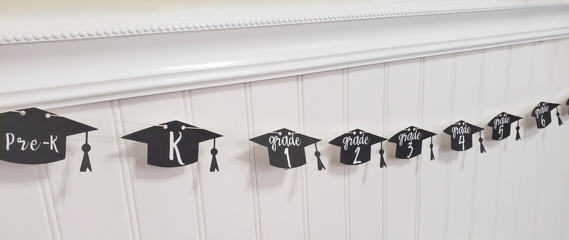 Graduation Photo Banner. Graduation Cap Yearly Picture - Etsy
