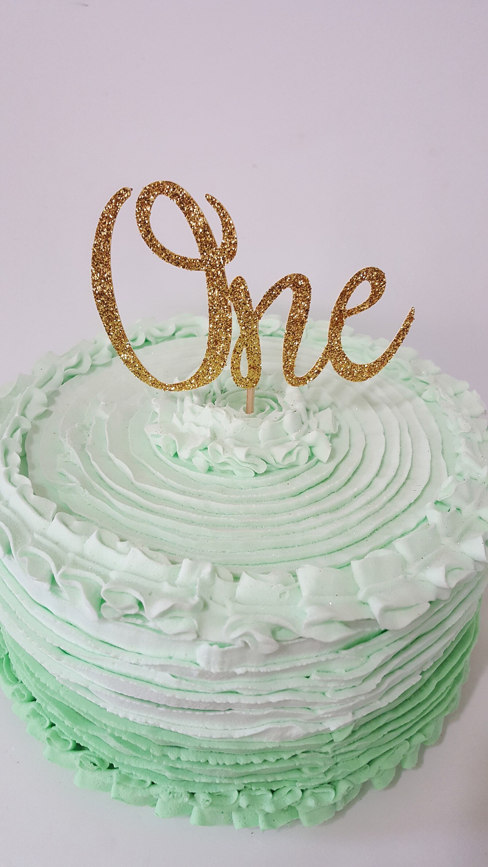 Gold Glitter ONE Cake Topper in Script Font Silver 1st First - Etsy