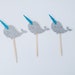 Narwhal Cupcake Toppers. Set of 12. Glitter Narwhal Picks. - Etsy