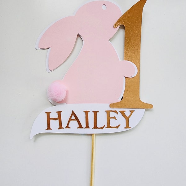 Bunny Cake Toppers - Etsy