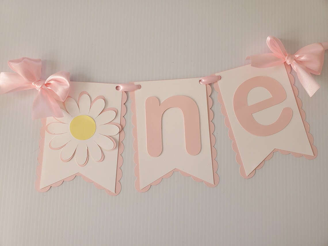 Daisy High Chair Banner. ONE Banner. Daisy Garland. Daisy - Etsy