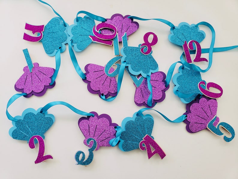 Seashell Photo Banner. Sea Shells Picture Garland. Under the - Etsy