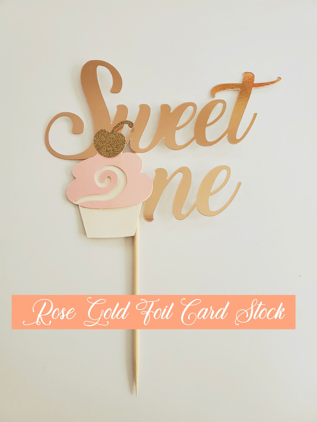 Sweet One Cake Topper. Cupcake Cake Topper. Smash Cake Topper. Cupcake ...