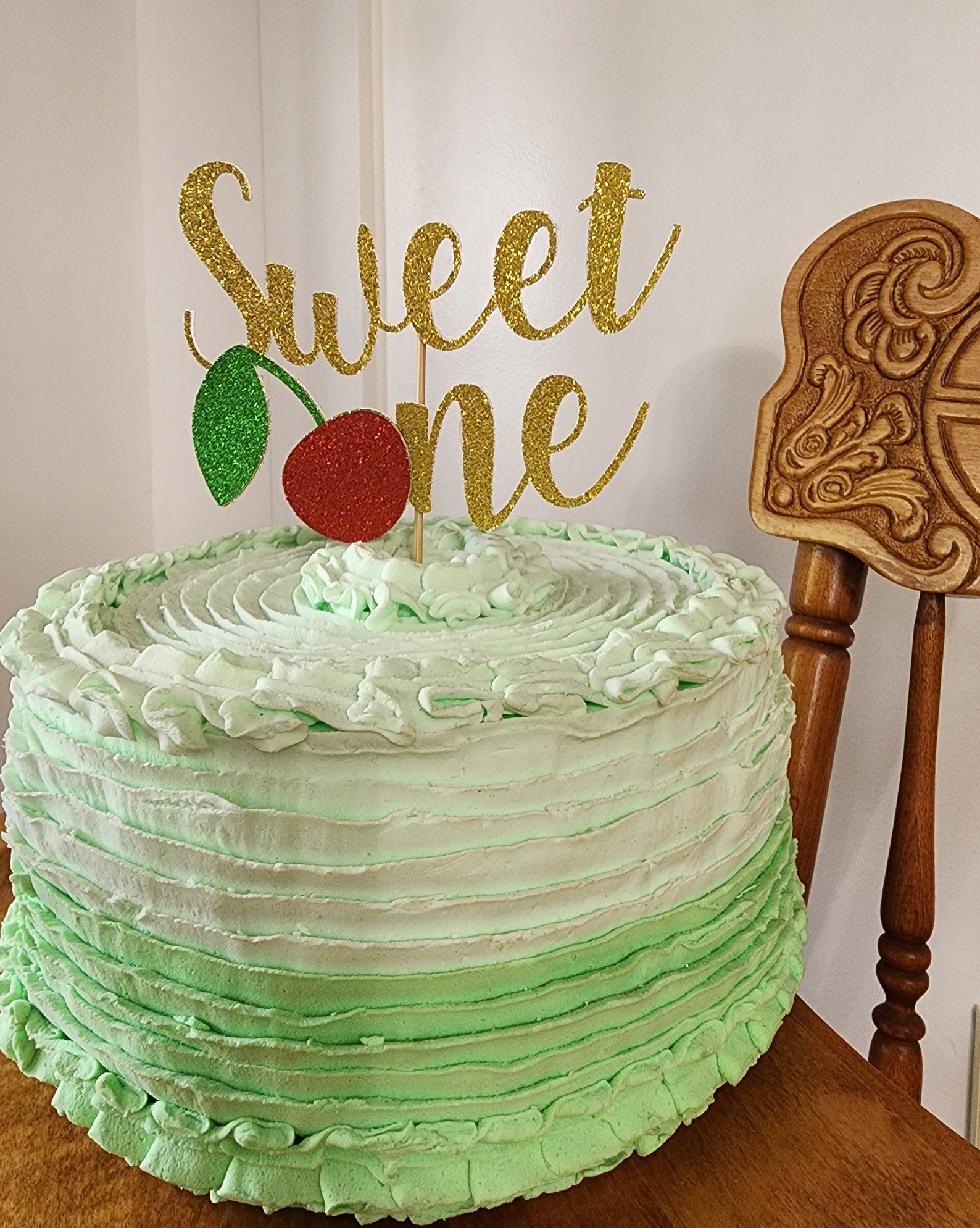 Sweet One Cherry Cake Topper. Cherry Cake Topper. Smash Cake Topper ...