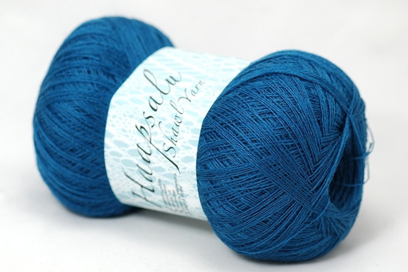 100% Wool Blue Yarn Haapsalu_ Shawl Yarn Merino Wool Cobweb | Etsy