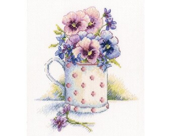 Violets. Cross Stitch Pattern. Instant Download. Beginner - Etsy